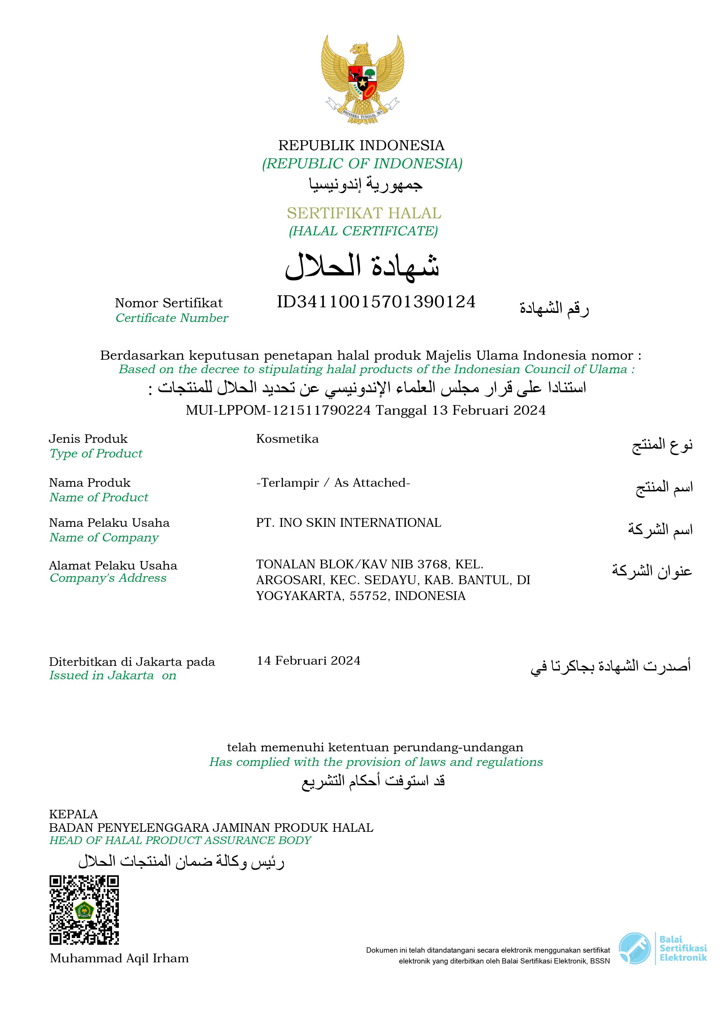 PT. Ino Skin International